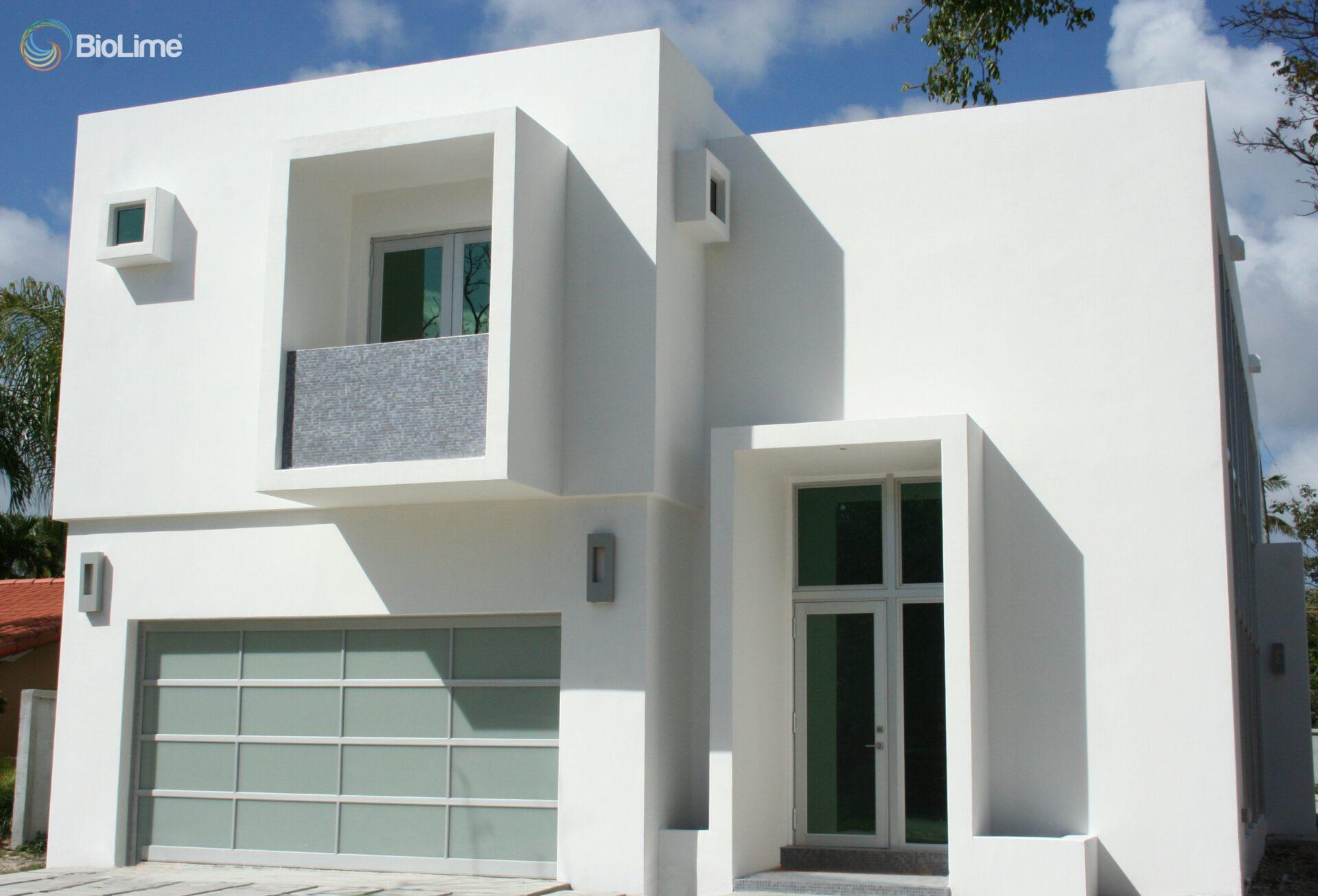 AAC Block Walls With A Lime Base, Bridge, Finish | BioLime